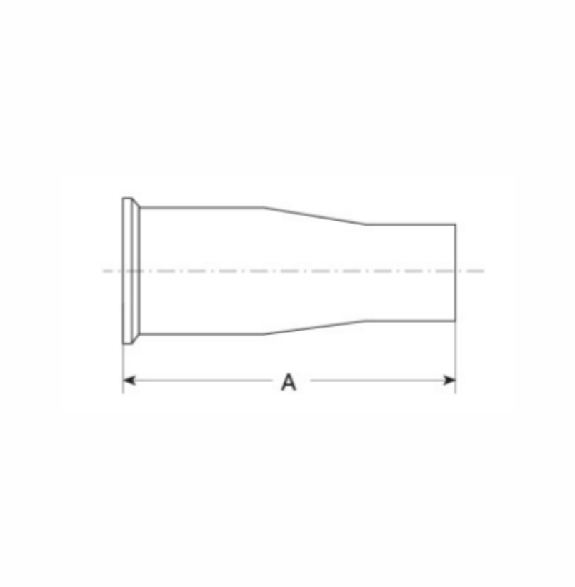 DT-26 Long Concentric Reducer - pestainless