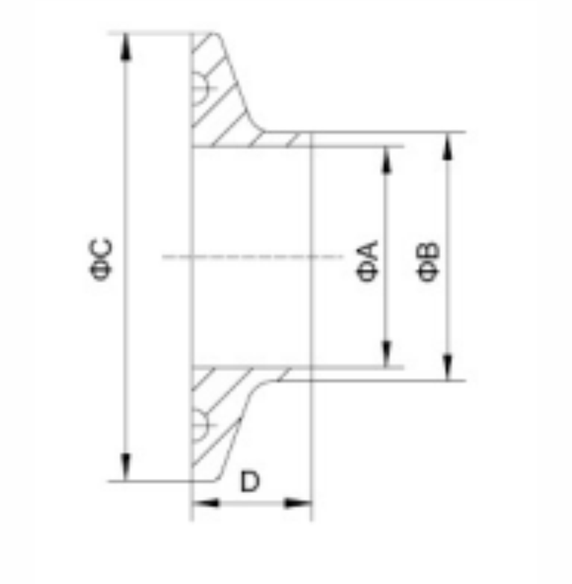 14WMP Short Weld Ferrule - pestainless